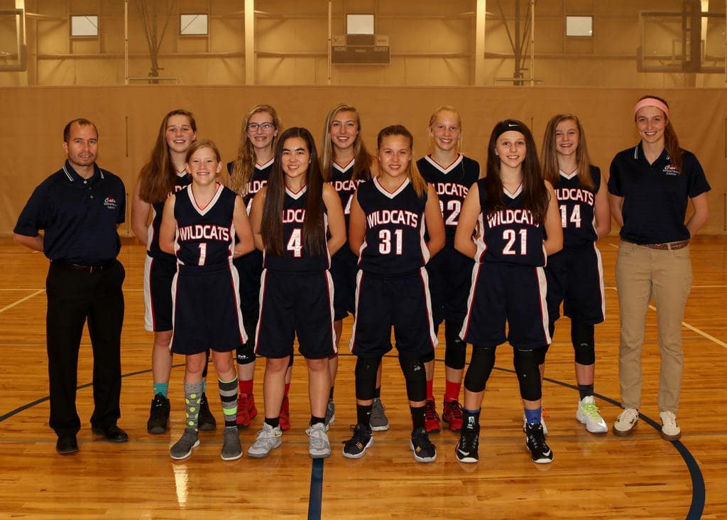2017-2018 Varsity Girls Team - Indianapolis Homeschool Wildcats